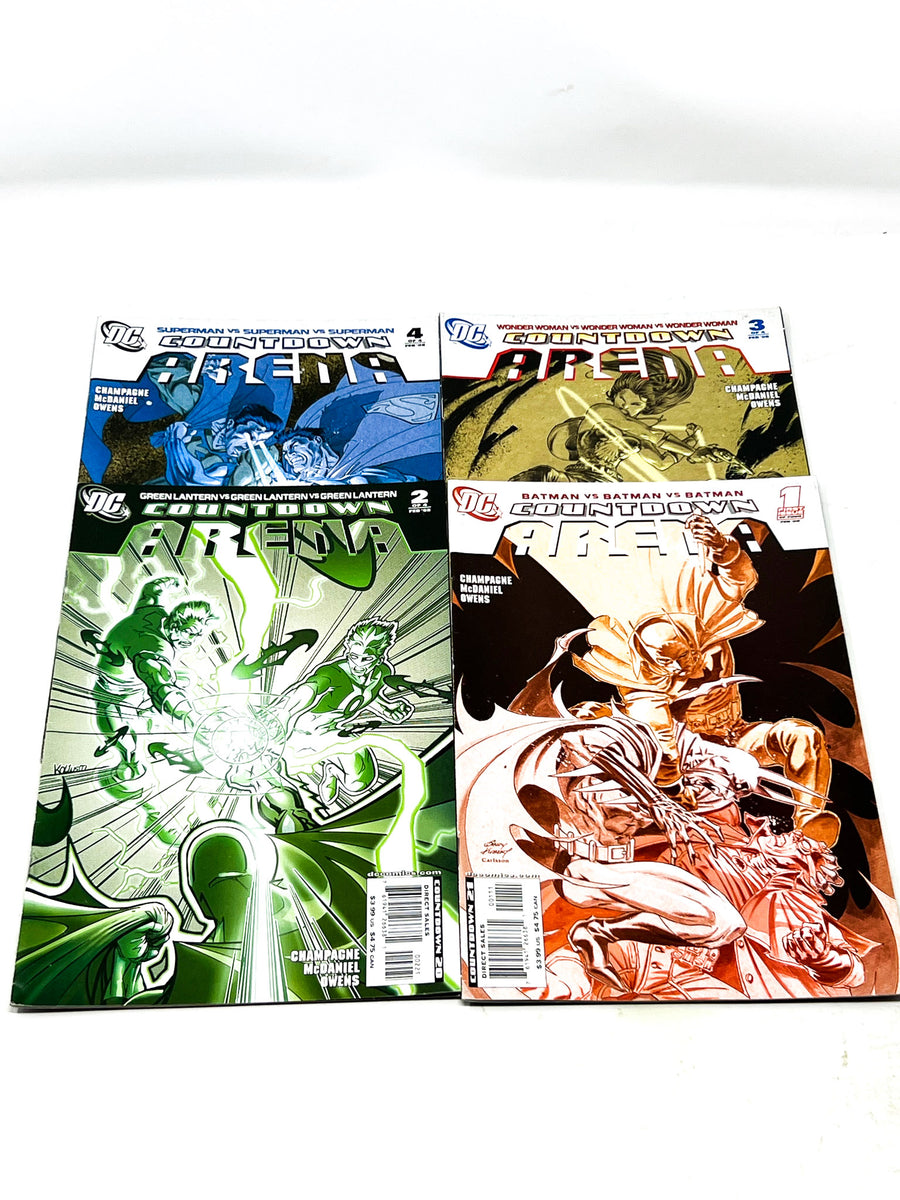 COUNTDOWN ARENA #1-4. COMPLETE SET! – The Unreality Store