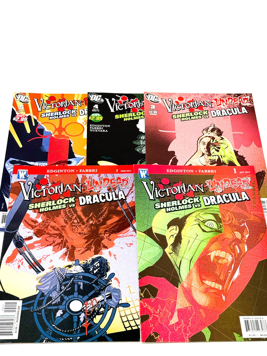 VICTORIAN UNDEAD - SHERLOCK HOLMES VS DRACULA #1-5. COMPLETE SET! – The ...