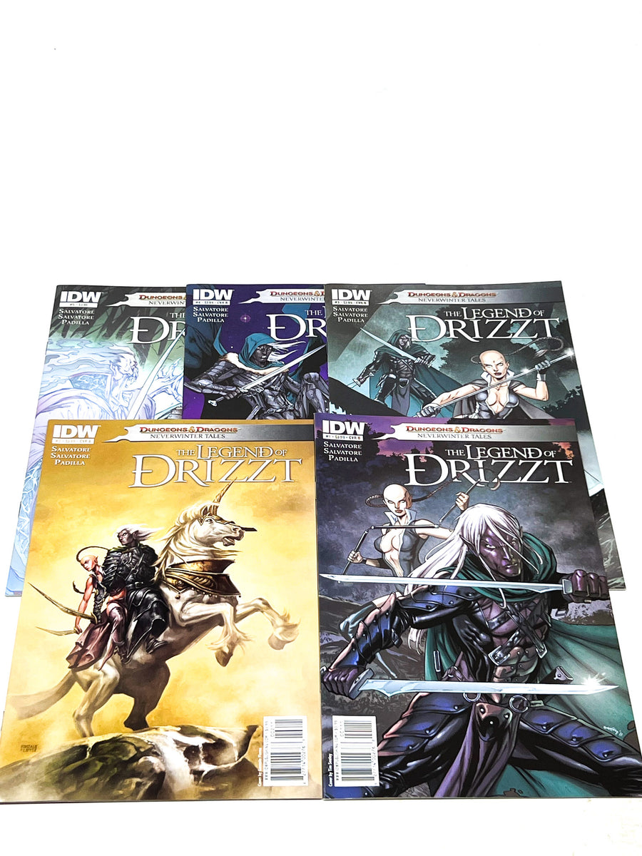 THE LEGEND OF DRIZZT #1-5. COMPLETE SET! – The Unreality Store