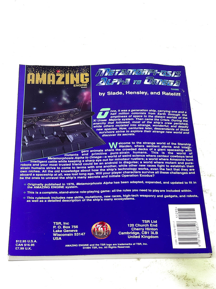 AMAZING ENGINE - METAMORPHOSIS ALPHA TO OMEGA. VFN CONDITION. – The ...