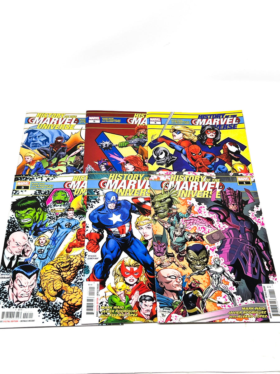 HISTORY OF THE MARVEL UNIVERSE #1-6. COMPLETE SET! – The Unreality Store
