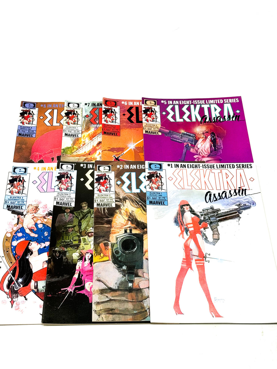 ELEKTRA ASSASSIN #1-8. COMPLETE SET! – The Unreality Store