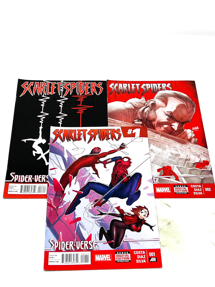 SCARLET SPIDERS #1-3. COMPLETE SET! – The Unreality Store