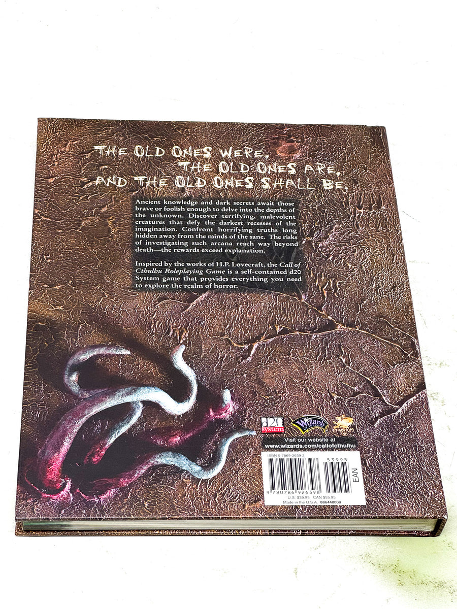 D20 SYSTEM - CALL OF CTHULHU RULEBOOK. NM- CONDITION. – The Unreality Store