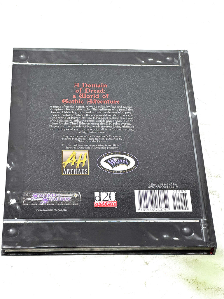 D20 SYSTEM - RAVENLOFT: CORE RULEBOOK. VFN+ CONDITION – The Unreality Store