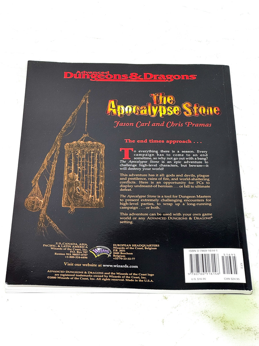 AD&D - THE APOCALYPSE STONE. VFN+ CONDITION. – The Unreality Store