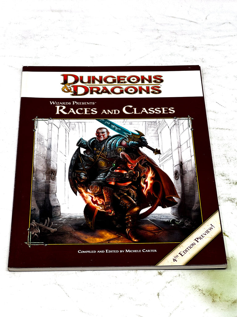 D&D - RACES & CLASSES. 4TH EDITION PREVIEW. VFN+ CONDITION. – The ...