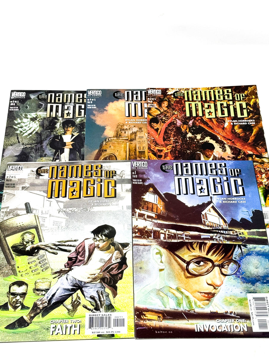 THE NAMES OF MAGIC #1-5. COMPLETE SET. – The Unreality Store