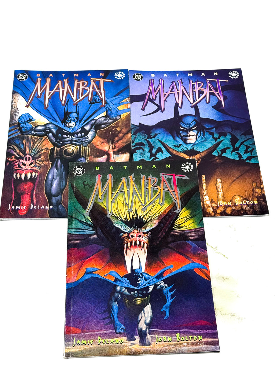 BATMAN - MANBAT #1-3. COMPLETE SET! – The Unreality Store