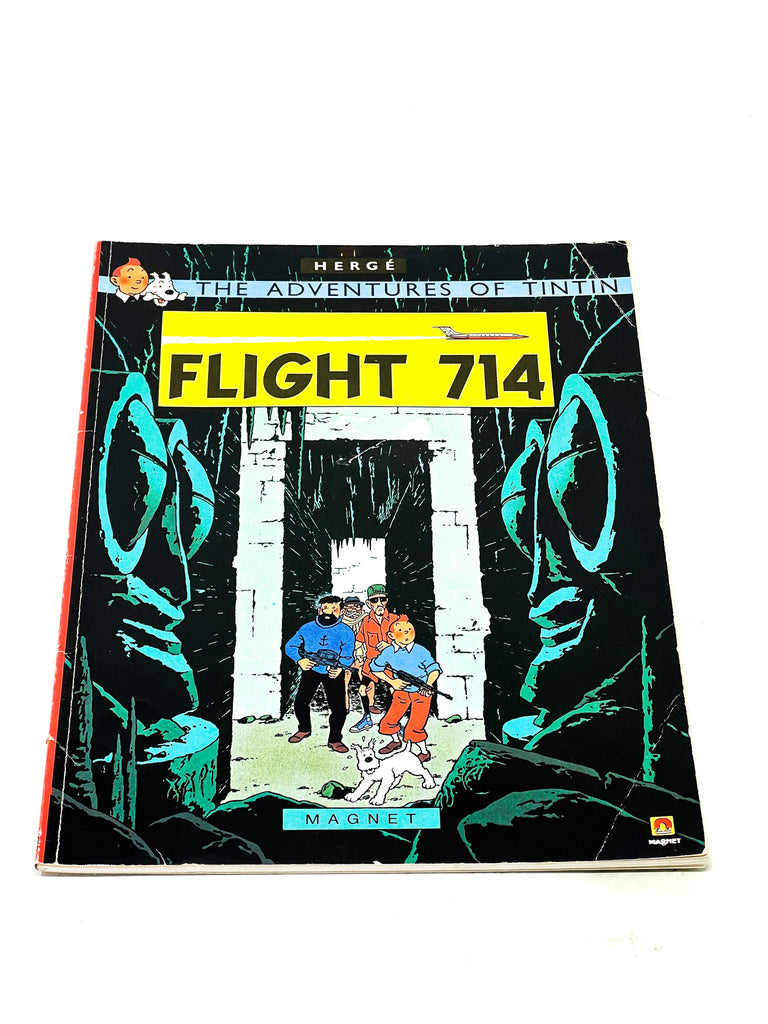 THE ADVENTURES OF TINTIN - FLIGHT 714. VG+ CONDITION – The Unreality Store