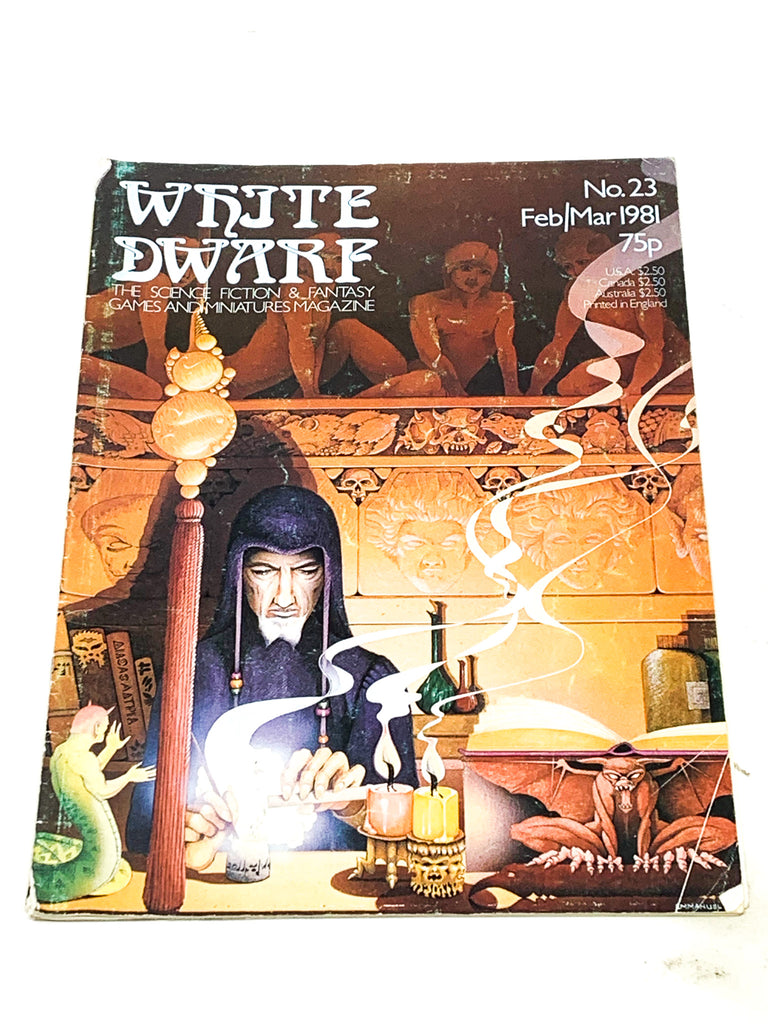 WHITE DWARF #23. GD CONDITION. – The Unreality Store