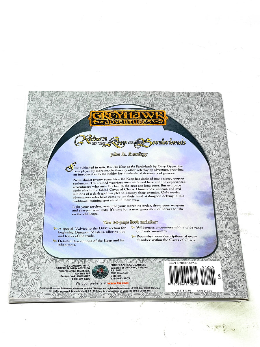 AD&D 2ND ED. RETURN TO THE KEEP ON THE BORDERLANDS. VFN- CONDITION ...