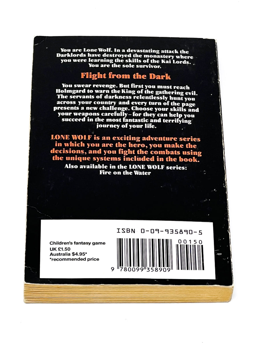 LONE WOLF BOOK 1 - FLIGHT FROM THE DARK. FN- CONDITION. – The Unreality ...