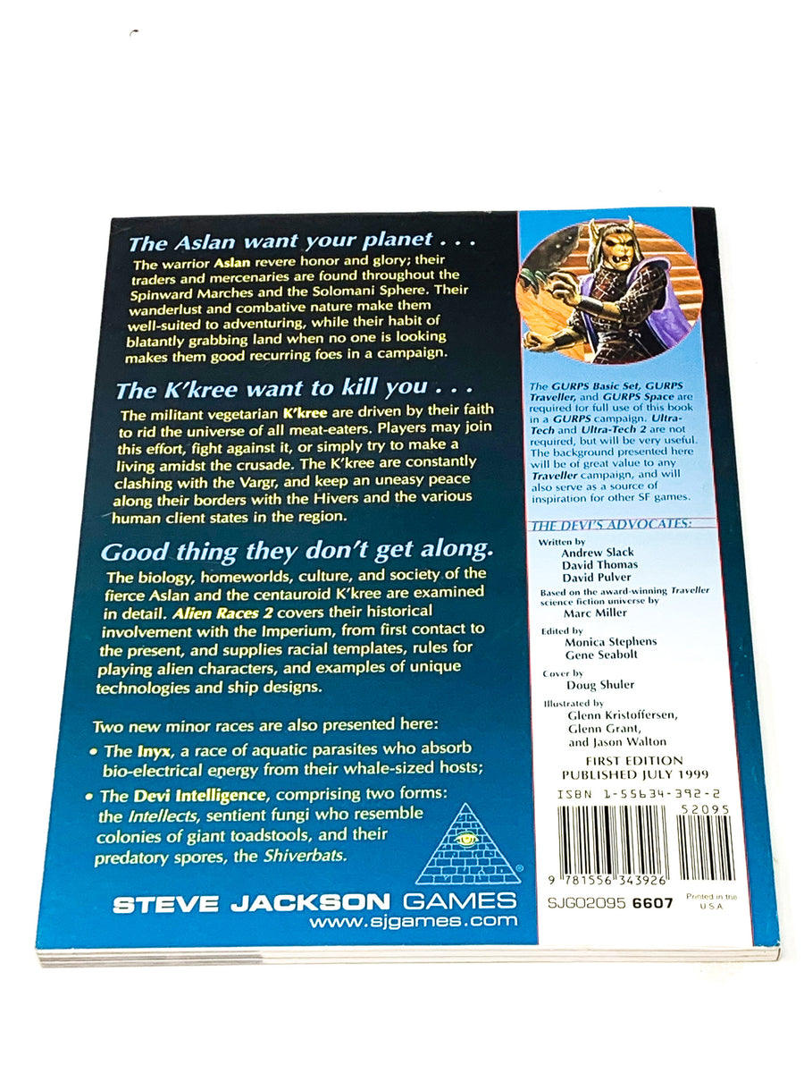 GURPS TRAVELLER - ALIEN RACES VOL.2. VFN- CONDITION – The Unreality Store